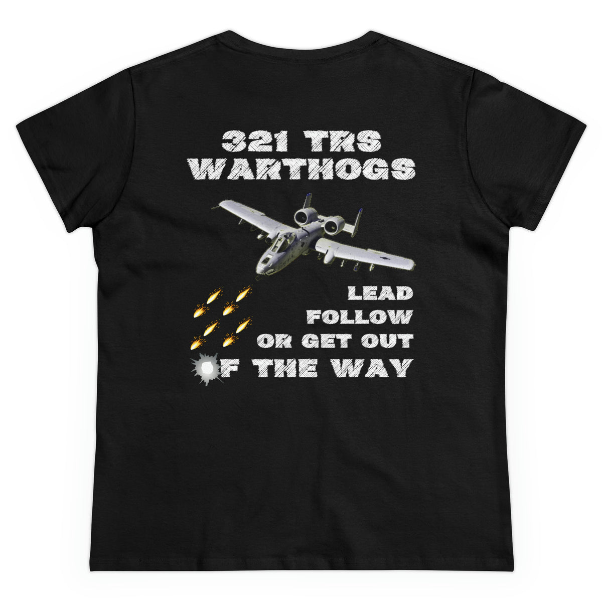 321 TRS Warthogs Dual Sided Ladies T-shirt – Aim High Shop