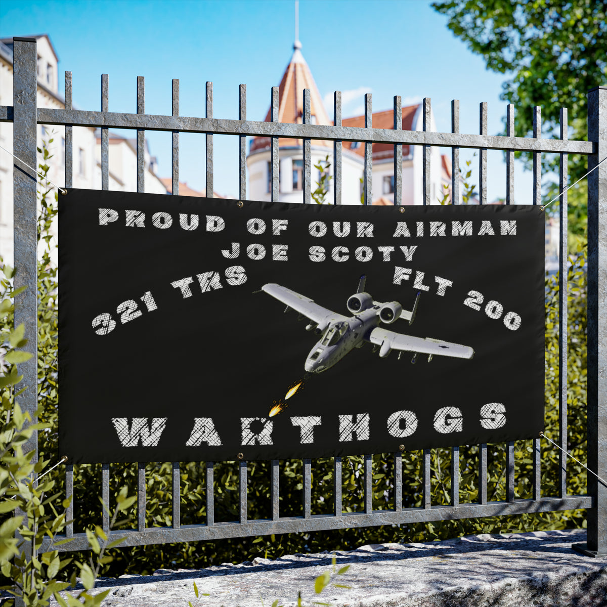 321 TRS Warthogs Vinyl Banner – Aim High Shop