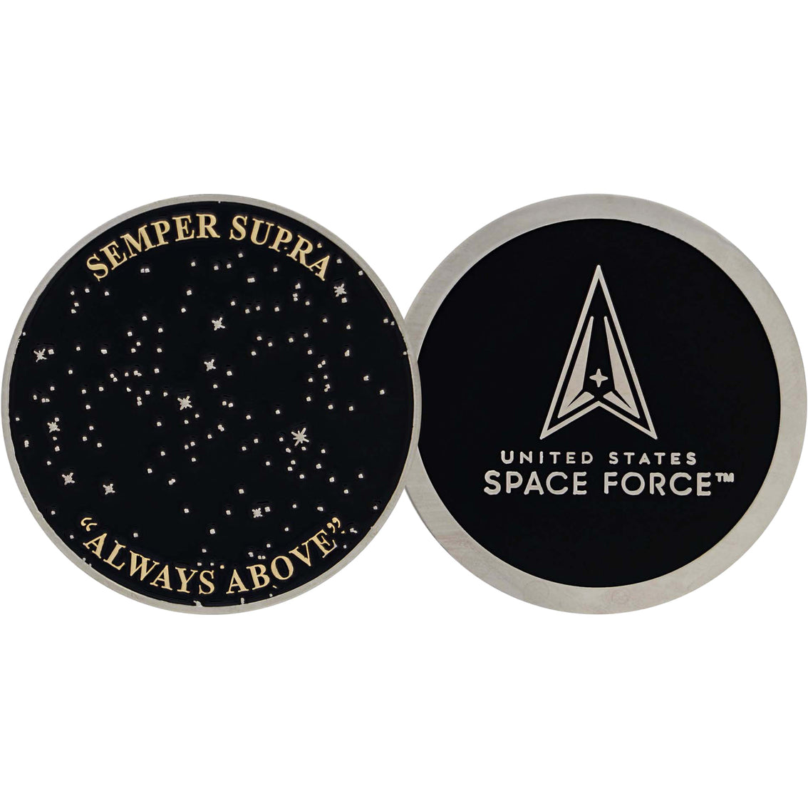 Space Force Challenge Coin – Aim High Shop