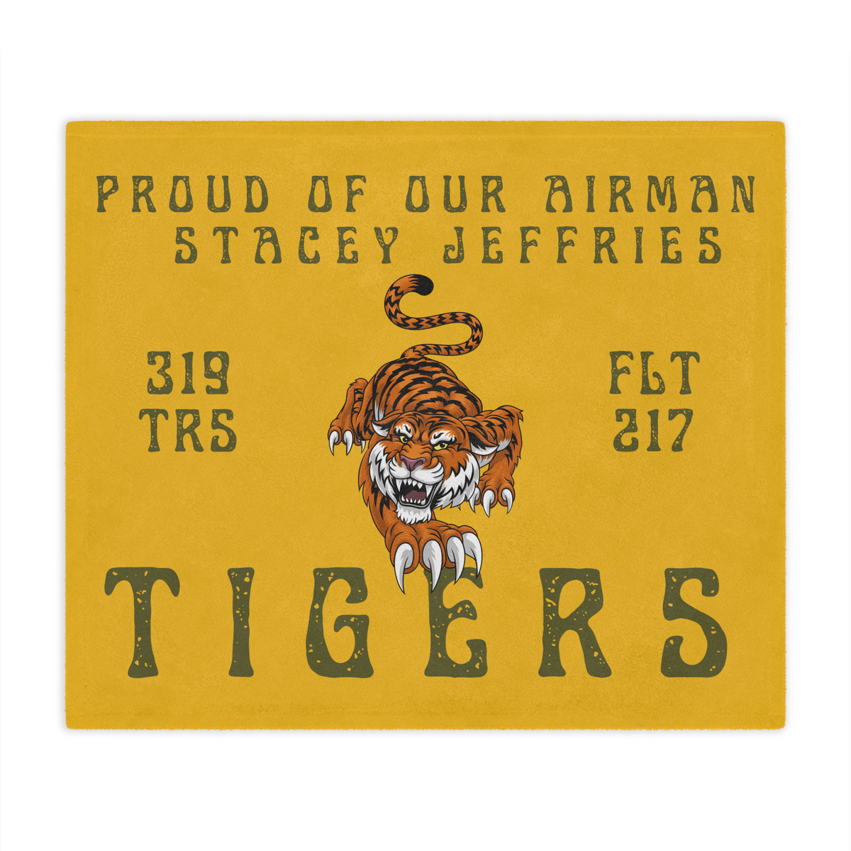 319 TRS Tigers Blanket Banner – Aim High Shop