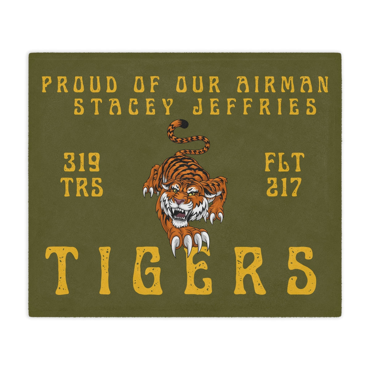 319 TRS Tigers Blanket Banner – Aim High Shop