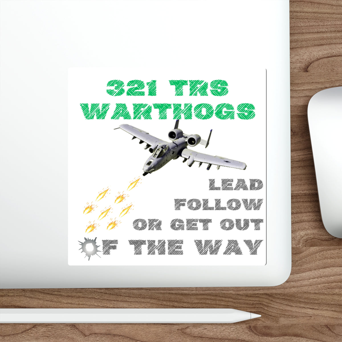 321 TRS Warthogs Decal – Aim High Shop