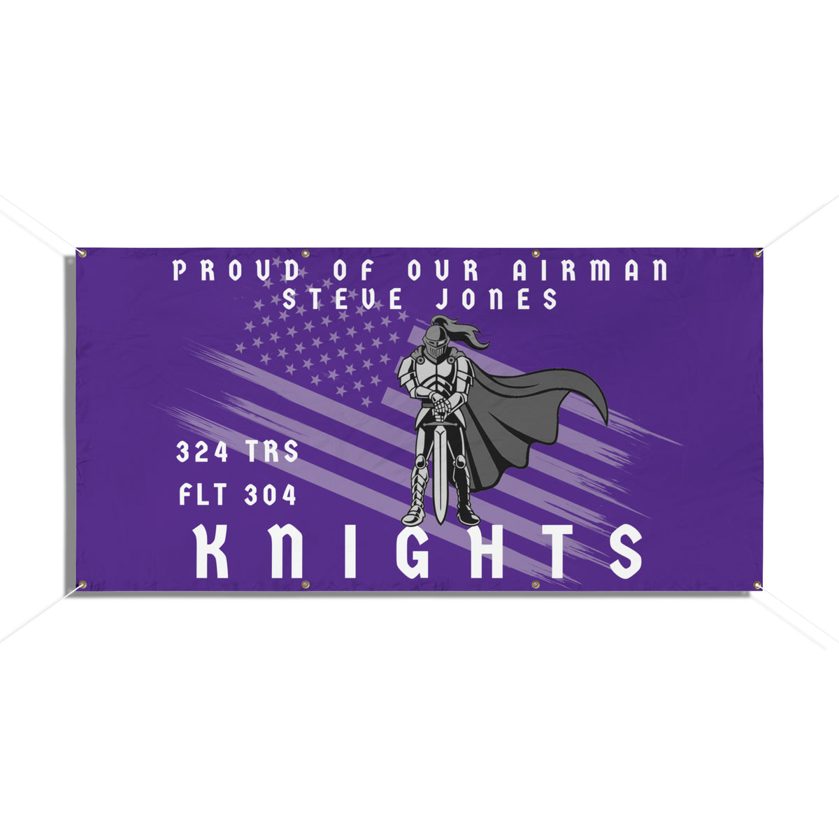 324 TRS Knights Vinyl Banner – Aim High Shop