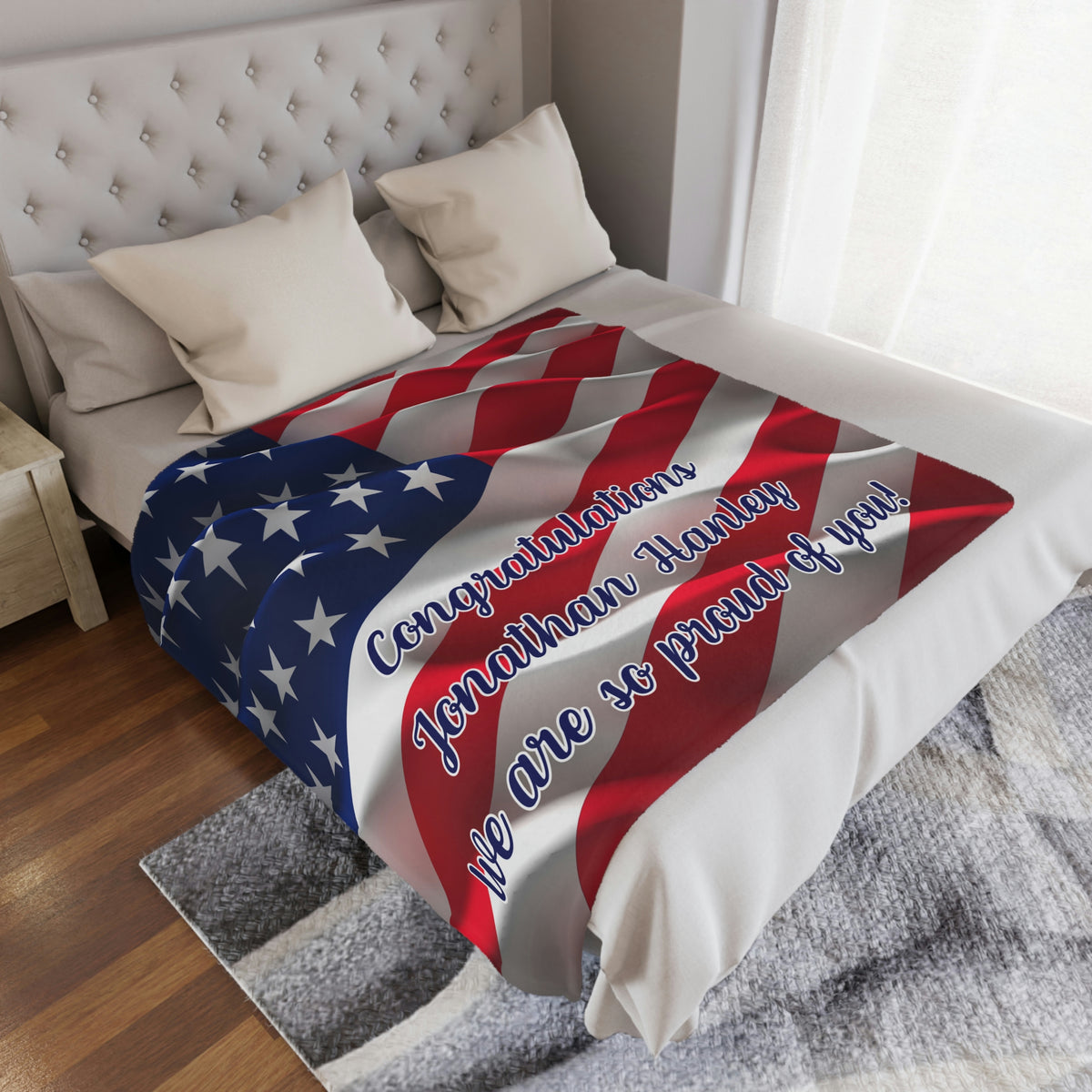 American Flag Blanket Banner – Aim High Shop