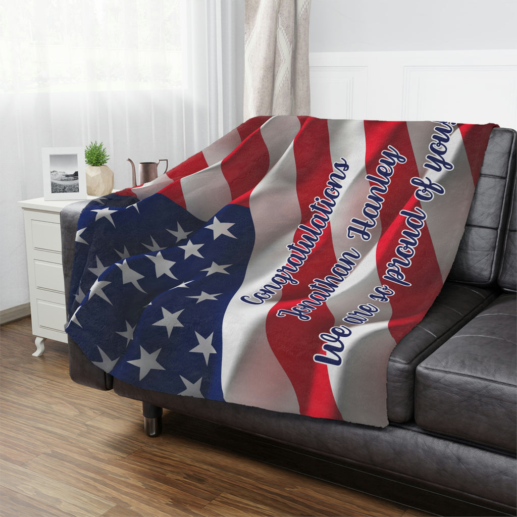 American Flag Blanket Banner – Aim High Shop