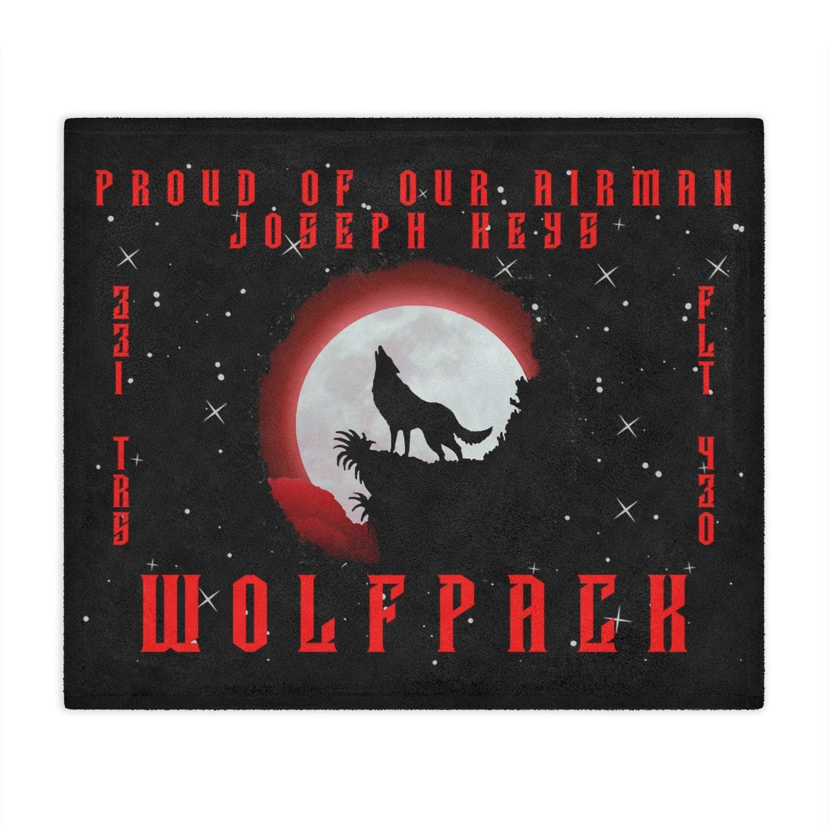 331 TRS Wolfpack Blanket Banner – Aim High Shop